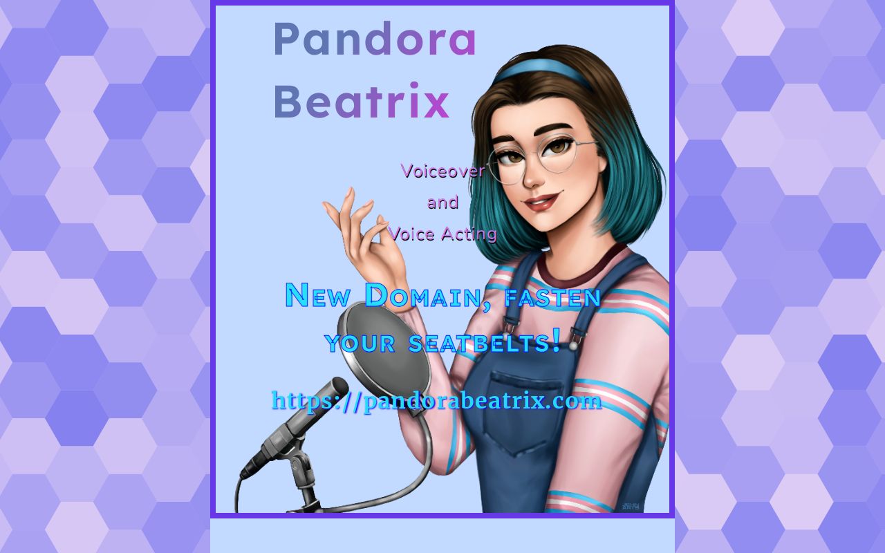 Pandora Beatrix - Professional Home Studio Voiceover and Voice Acting ...